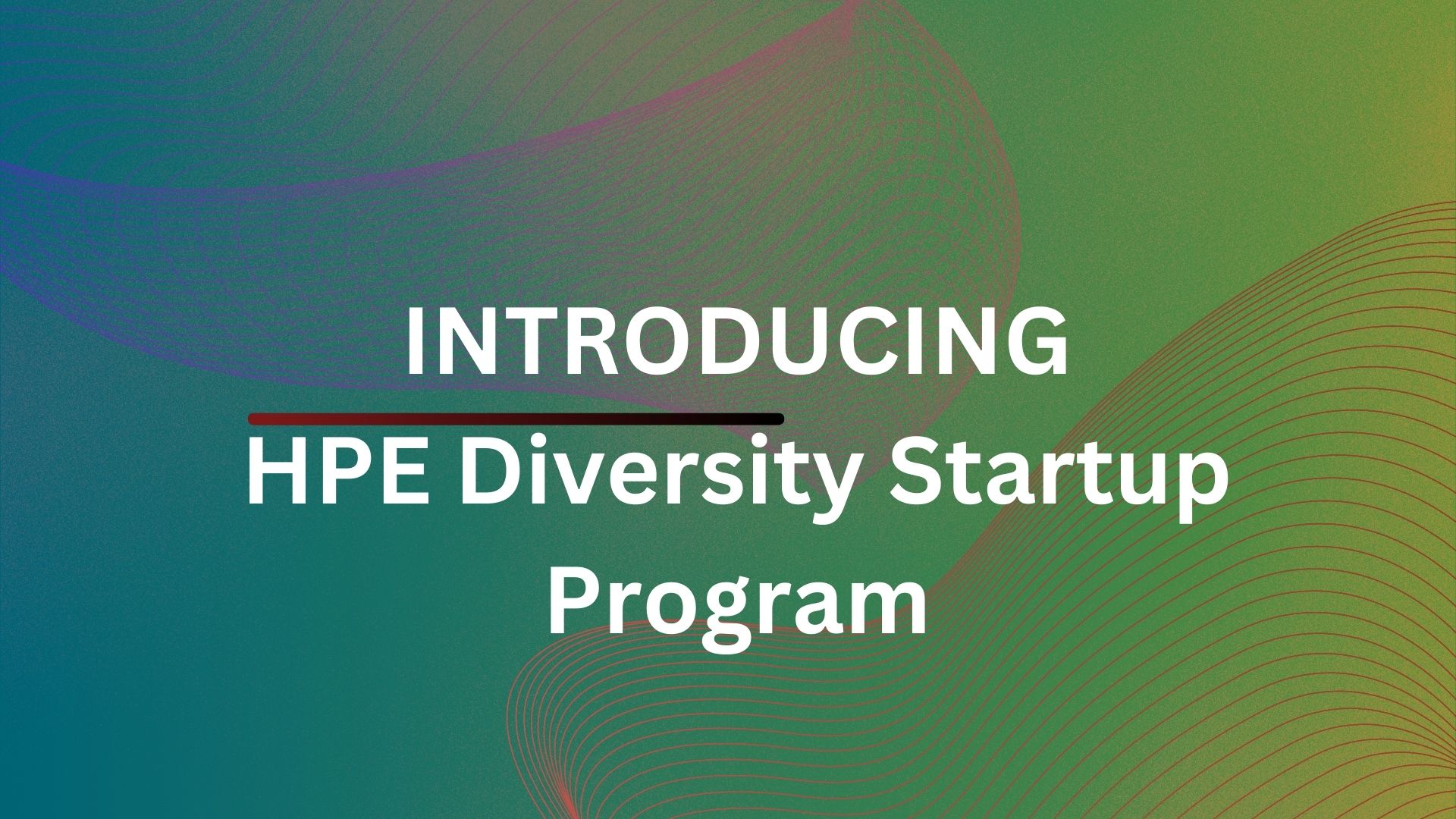 HPE and Alpha3 Cloud Announce the HPE Diversity Startup Program