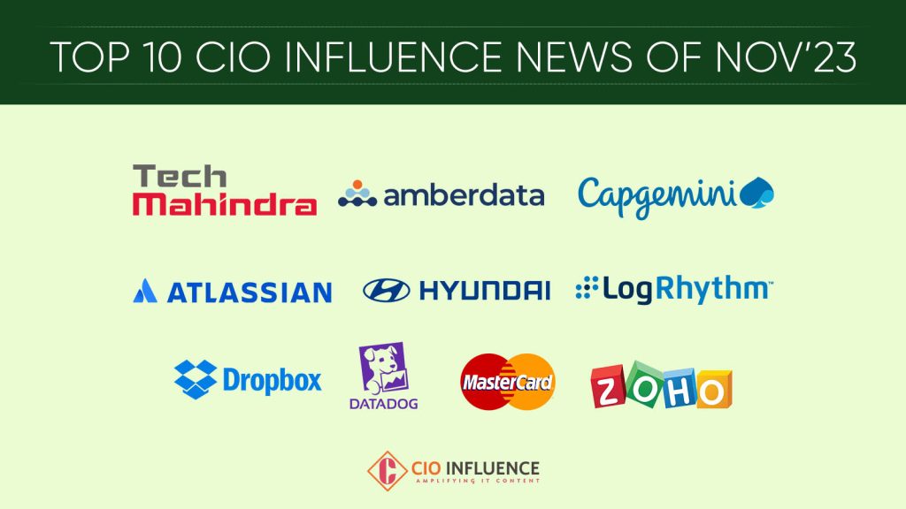 Top 10 CIO Influence News of Nov'23