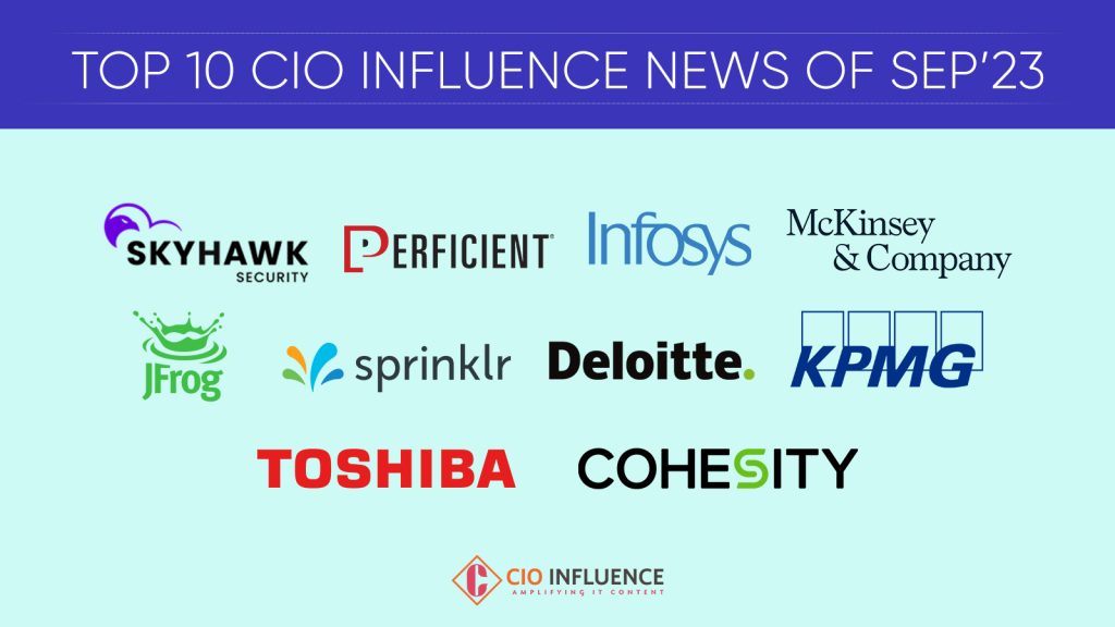 Top 10 CIO Influence News of Sep'23