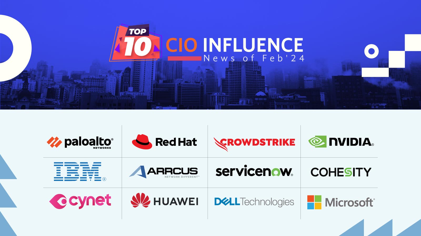 Top 10 CIO Influence News of Feb'24